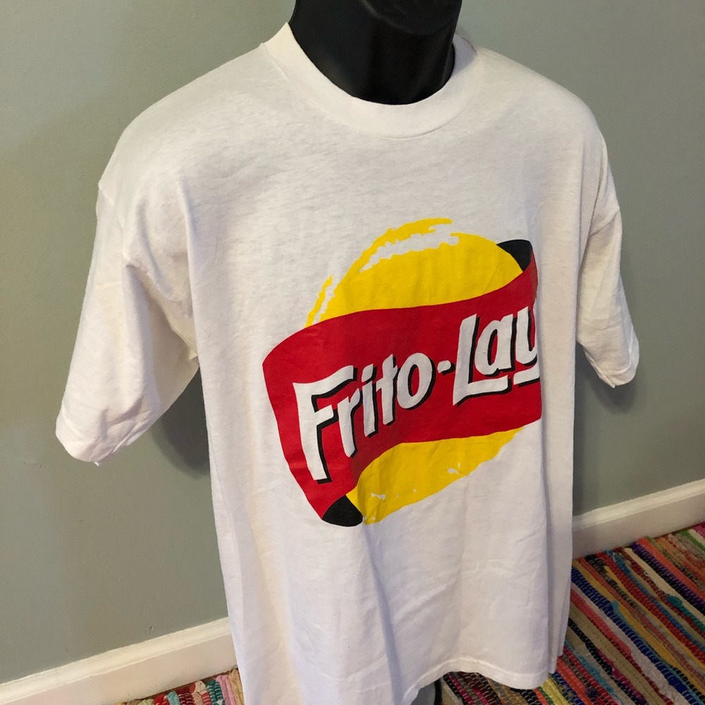 90s Frito Lay Promo Shirt Retro Logo White Xl - Gem